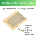 70 count green tea bags