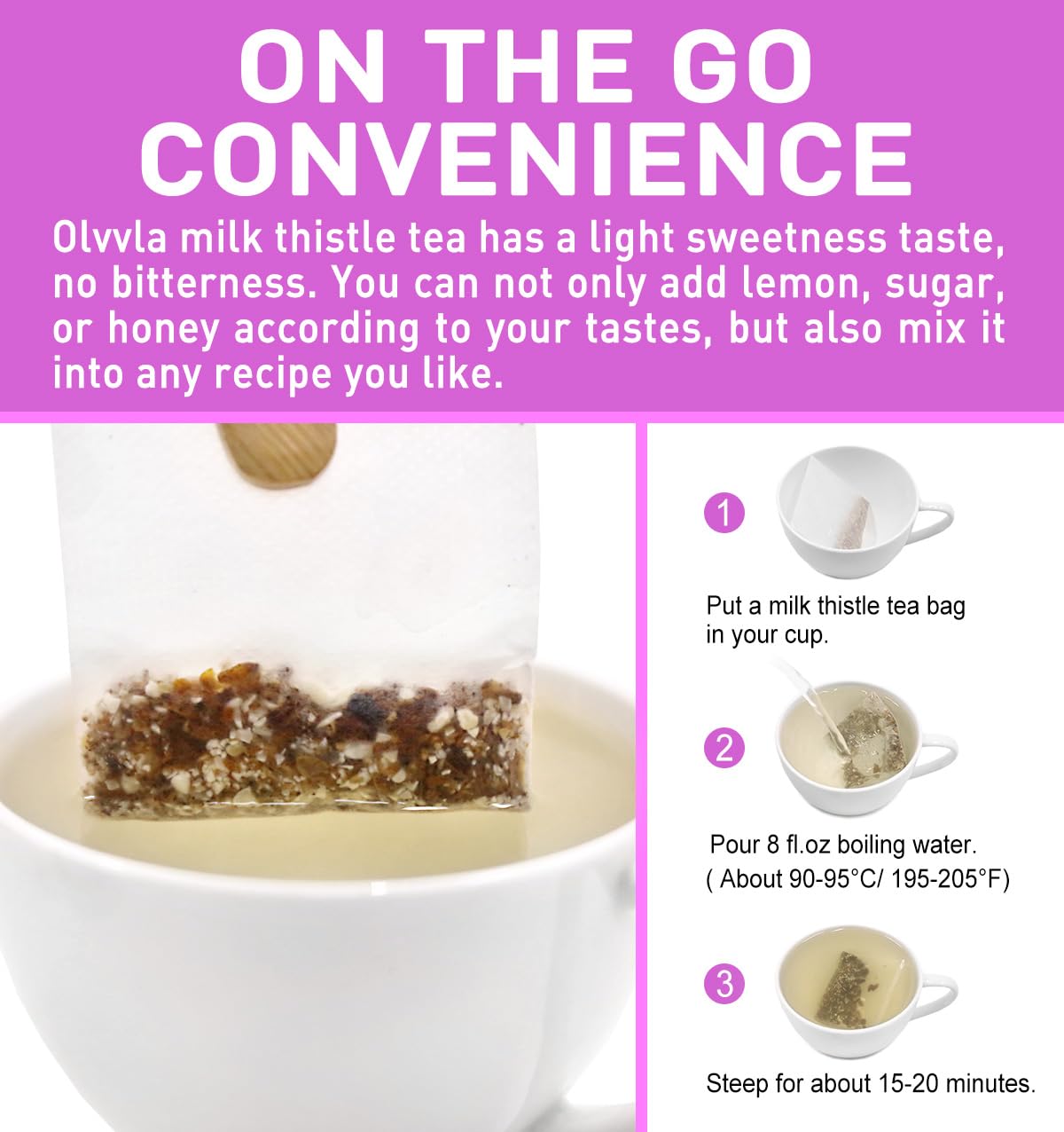 70 count milk thistle bags
