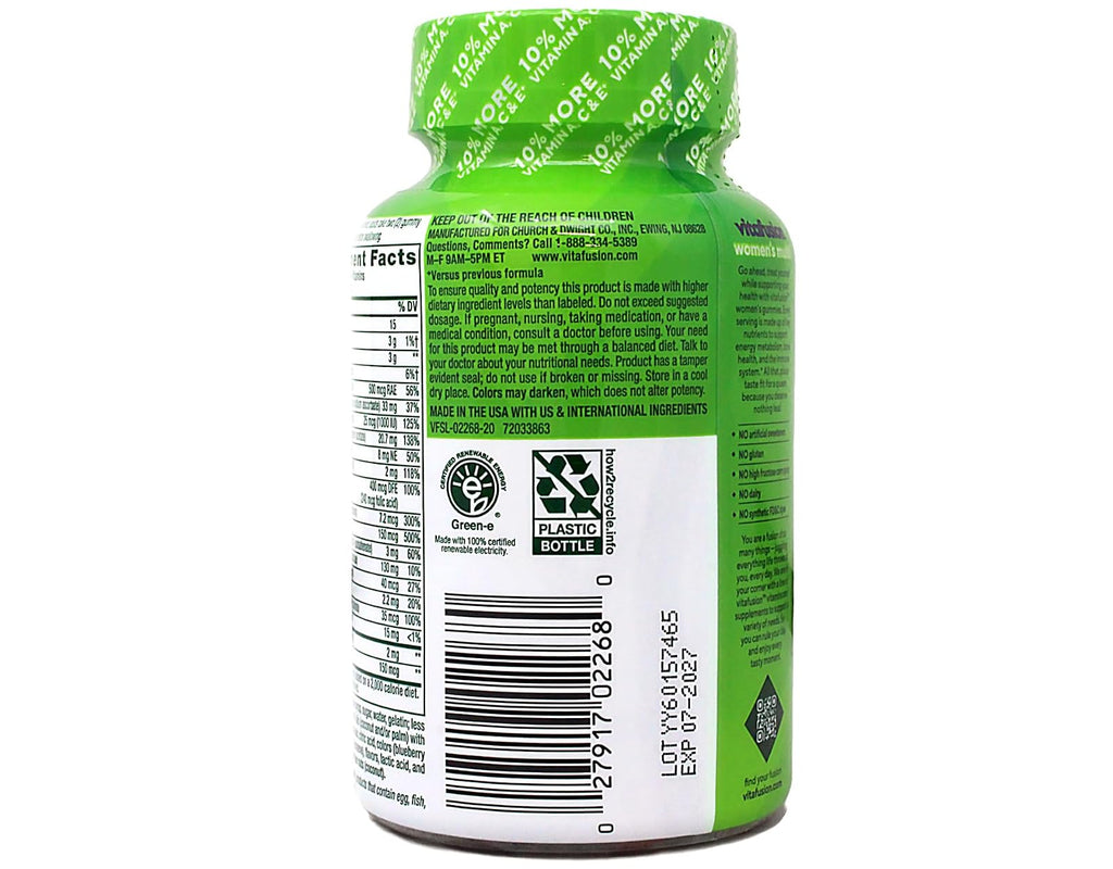 70 count multivitamin gummies