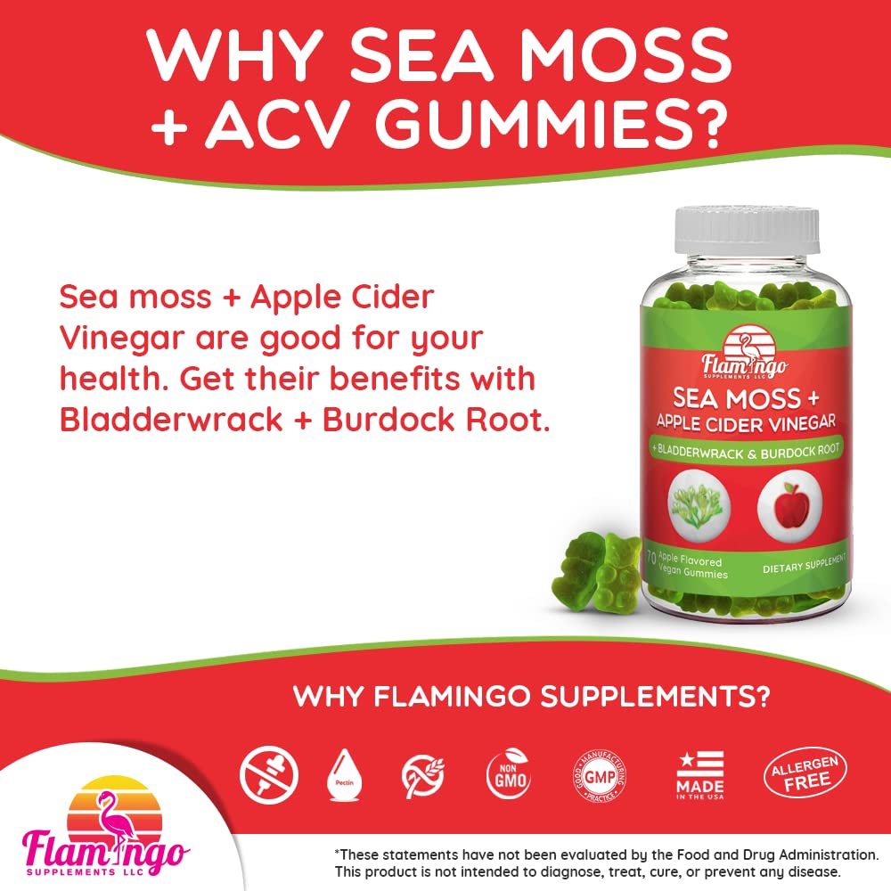 70 count sea moss gummies for adults