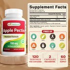 700 mg apple pectin capsules for digestion