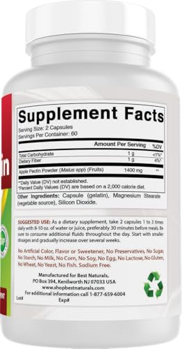 700 mg apple pectin for daily wellness