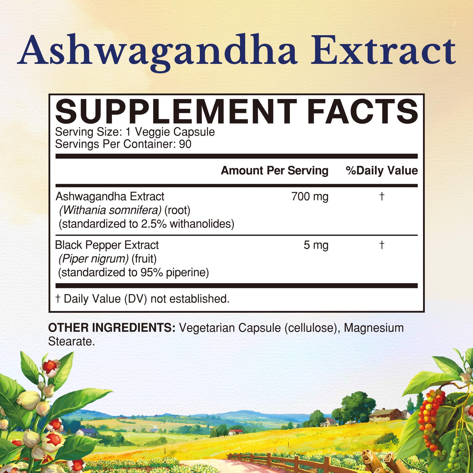 700 mg Ashwagandha for stress relief