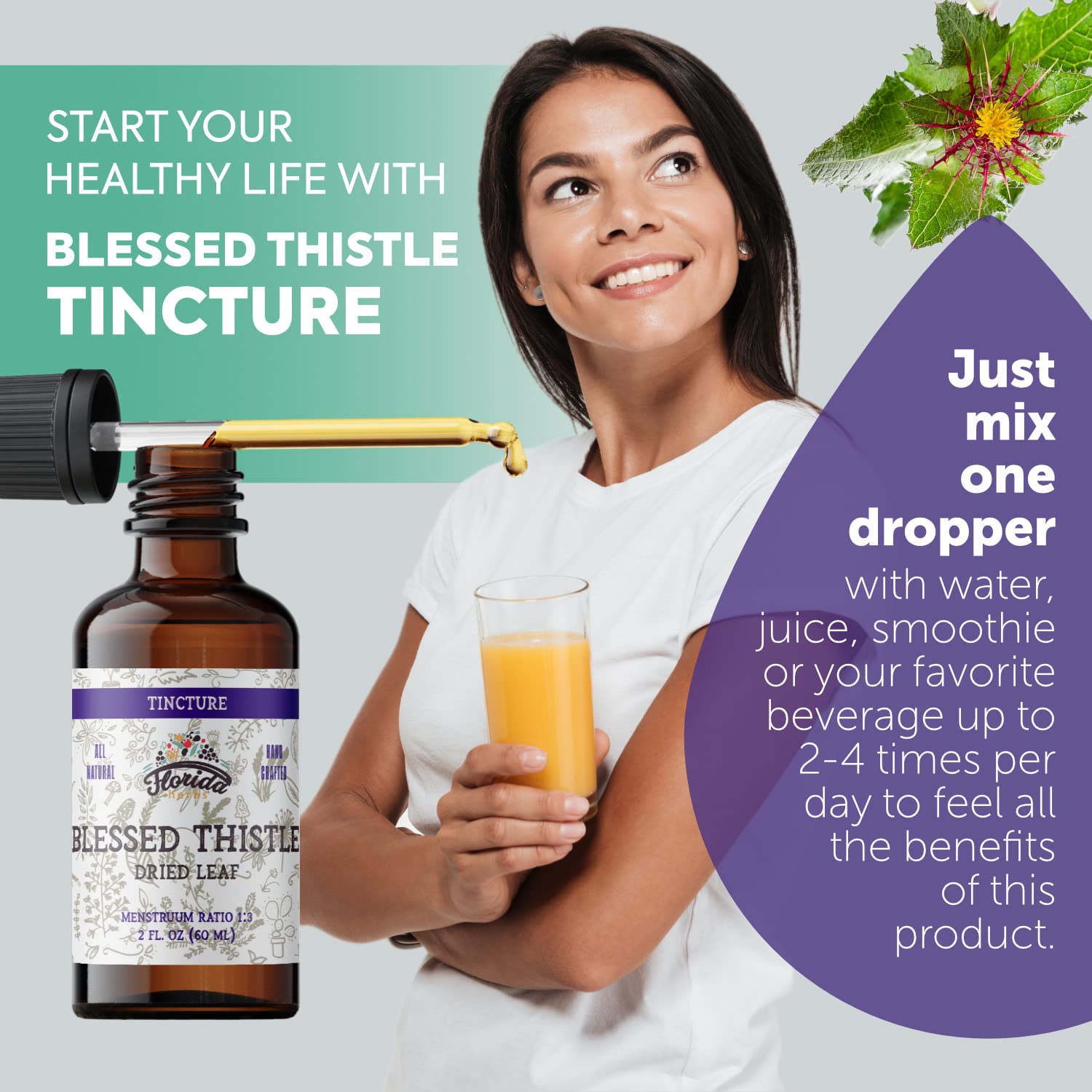 700 mg Blessed Thistle herbal supplement