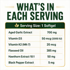 700 mg garlic extract for wellness