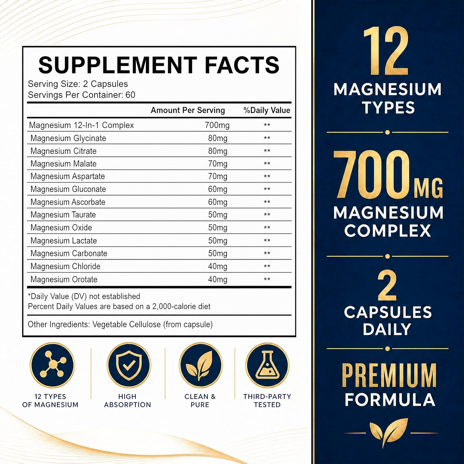 700 mg magnesium for muscle health