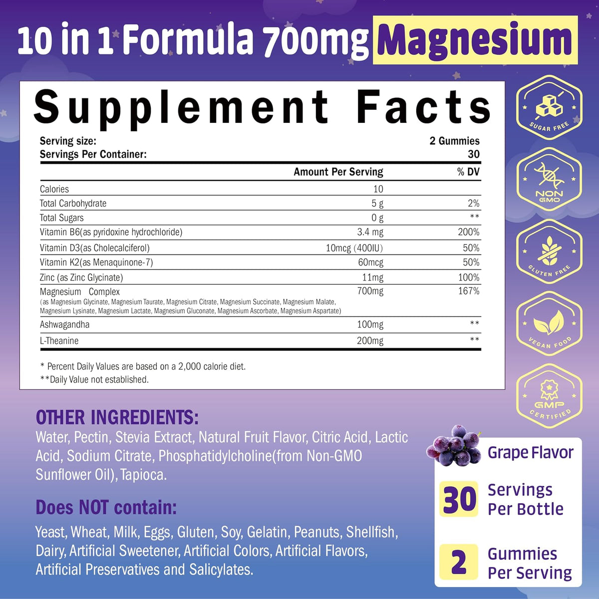 700 mg magnesium for relaxation