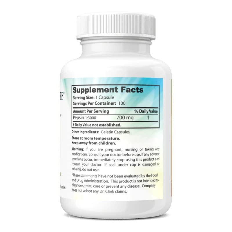 700 mg pepsin capsules for digestion