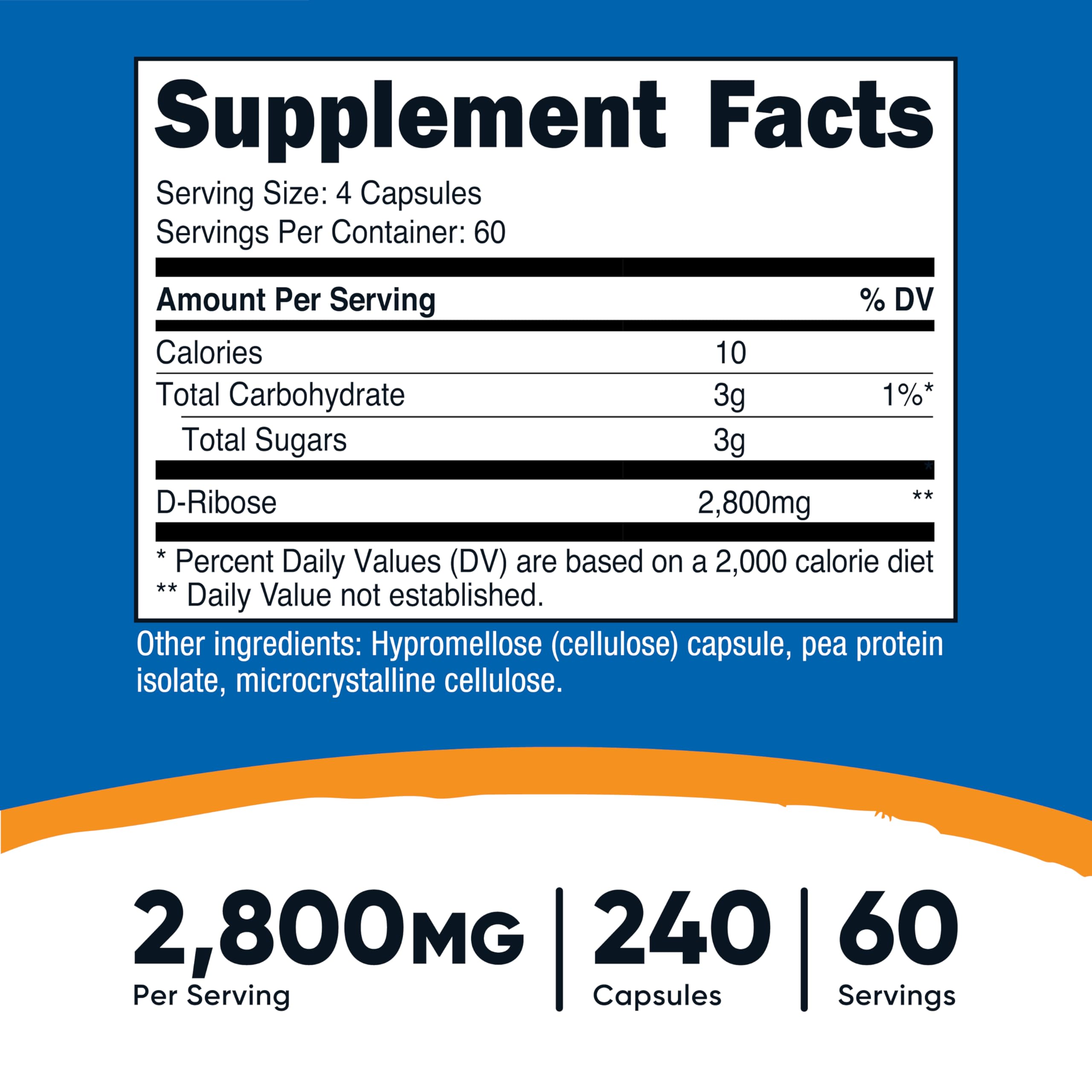 700mg D-Ribose health benefits