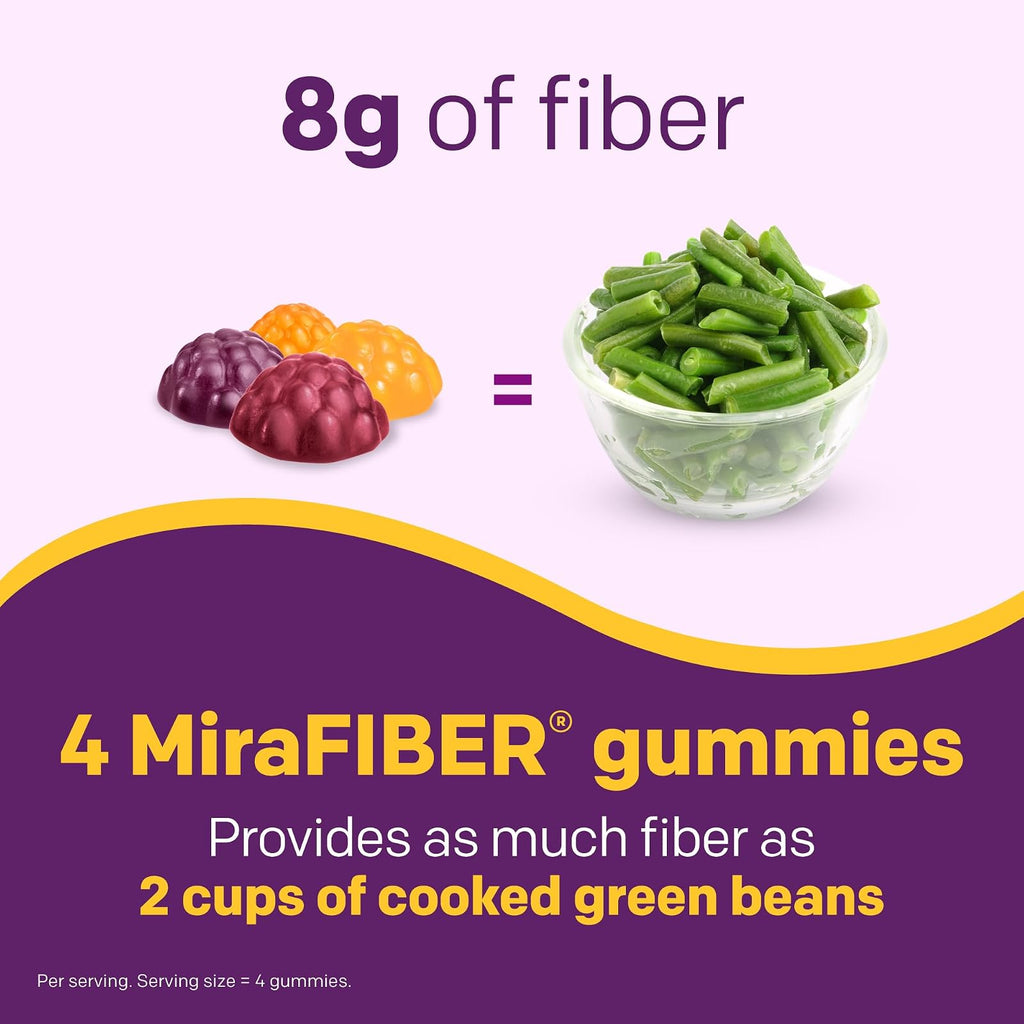 72 count MiraFIBER fiber gummies