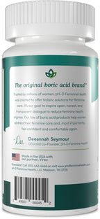 72 count pH-D boric acid convenience