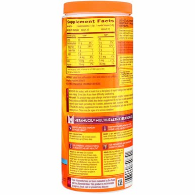 72 doses of psyllium fiber
