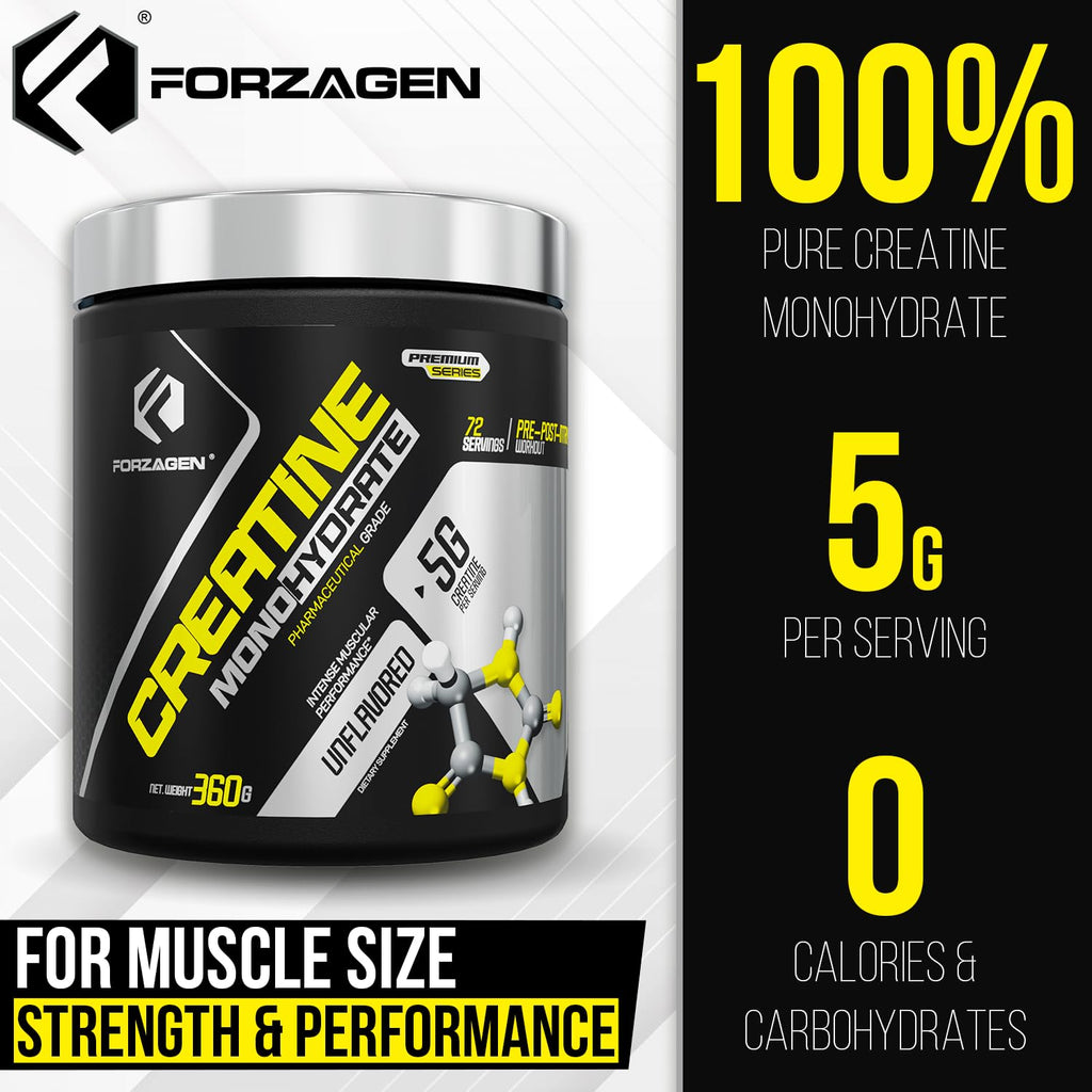 72 servings of creatine monohydrate