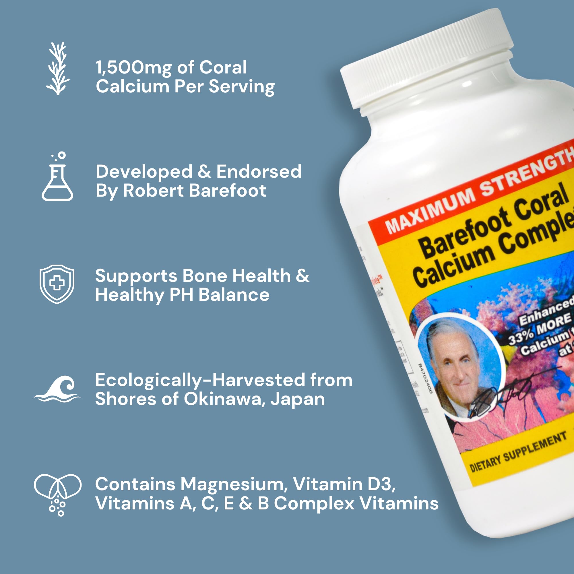 72 trace minerals in coral calcium