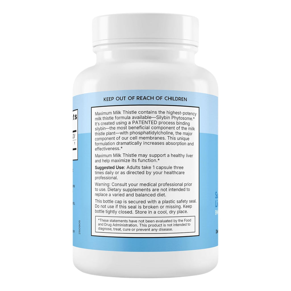 720 mg milk thistle extract benefits