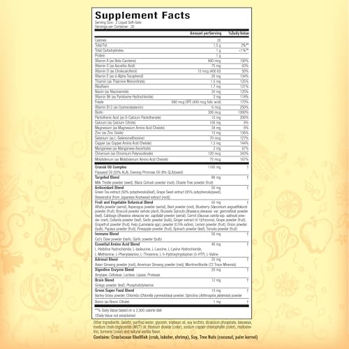 73 nutrient multivitamin for women