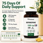 75 capsules of pure berberine