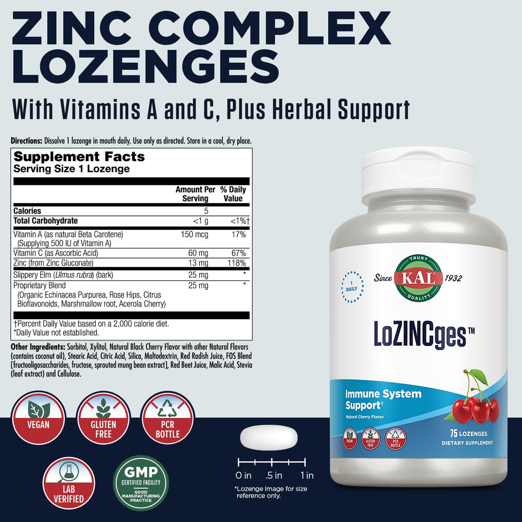 75 count cherry zinc lozenges