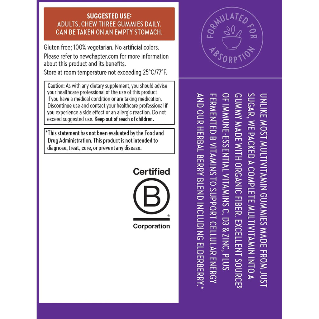 75 count gummy multivitamins for wellness