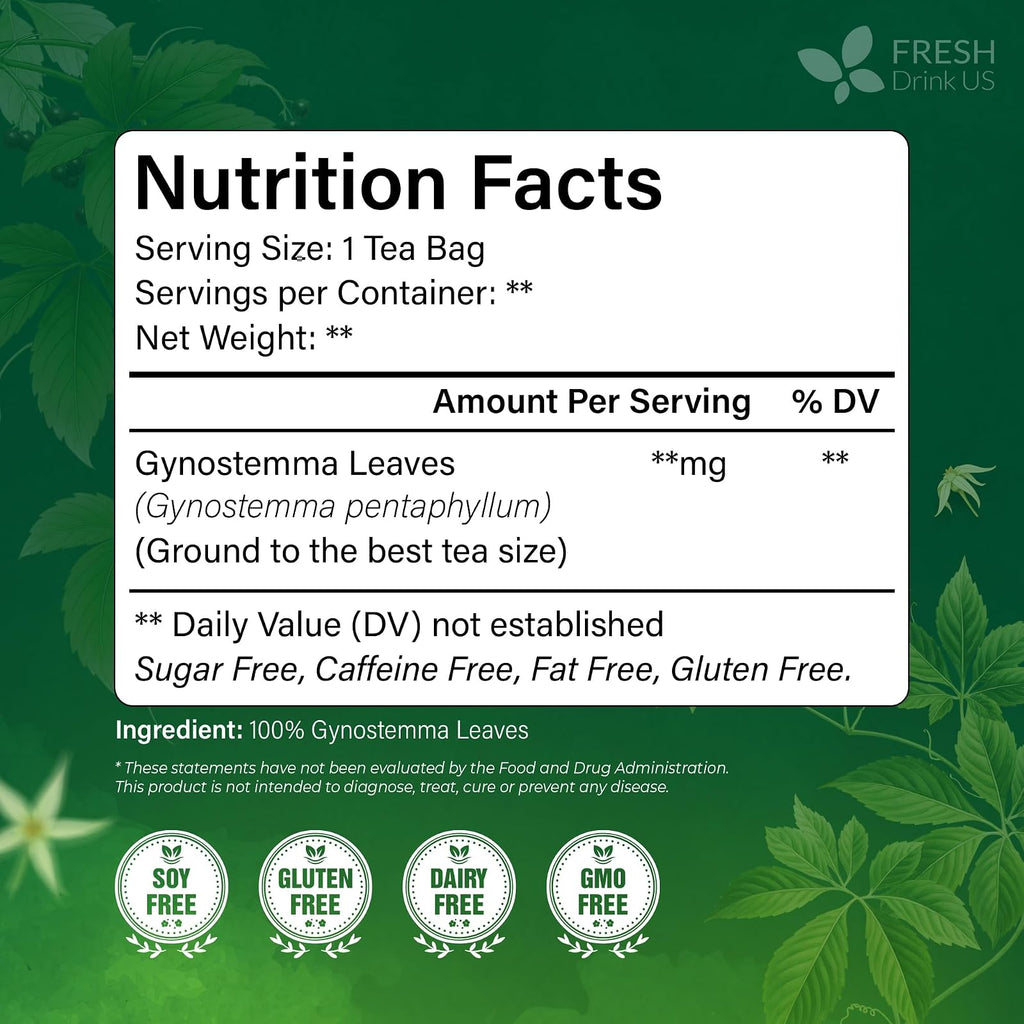 75 count Gynostemma tea for wellness