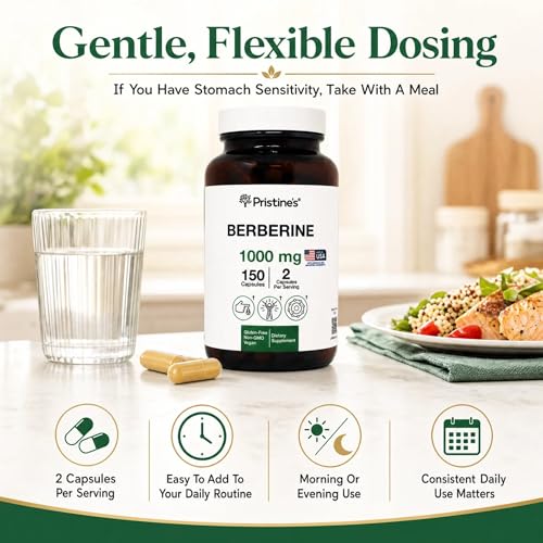 75-day supply of berberine capsules