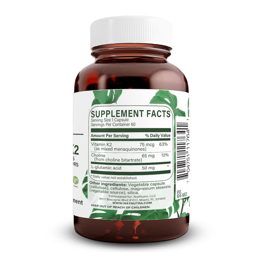 75 mcg vitamin k2 supplement
