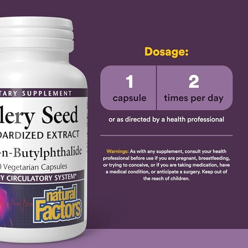 75 mg celery seed extract supplement