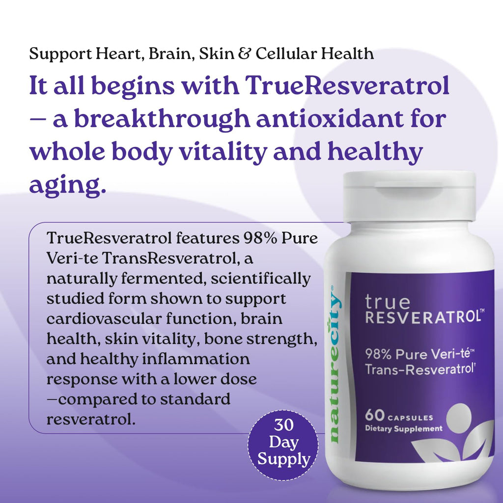75 mg resveratrol antioxidant supplement