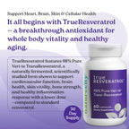 75 mg resveratrol antioxidant supplement