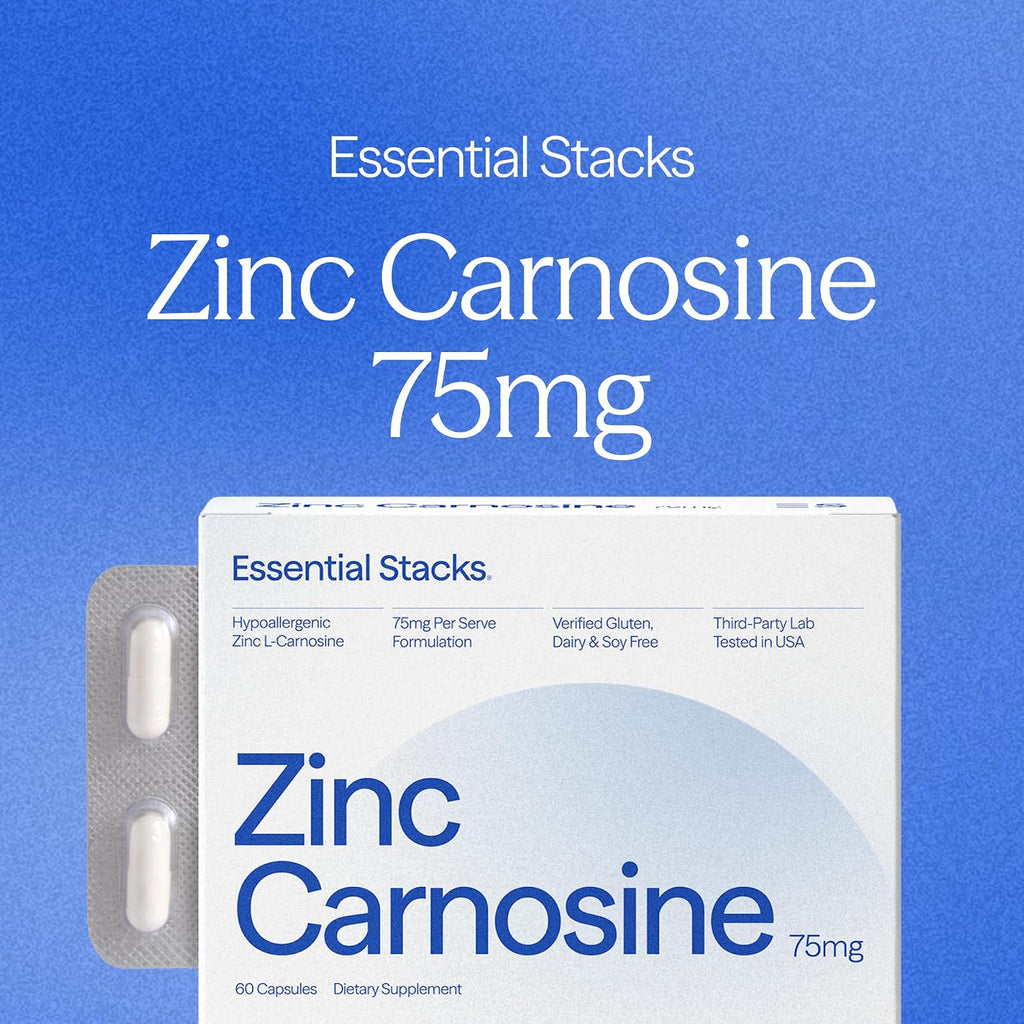 75 mg Zinc Carnosine for gut health