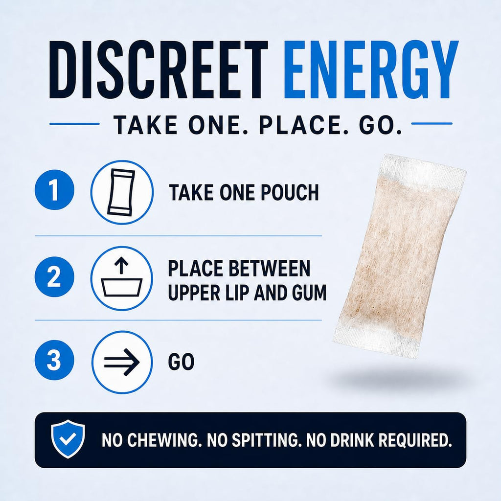 75 pouches of energy-boosting caffeine
