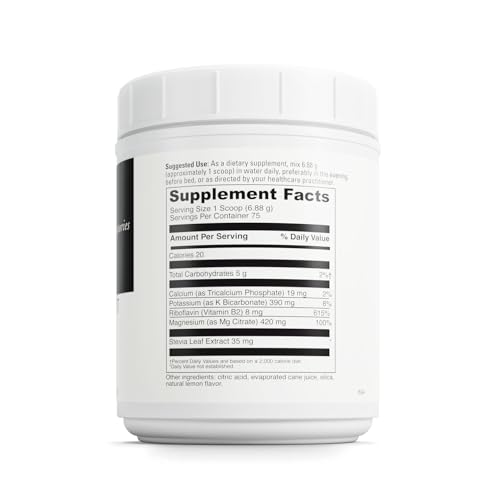 75 servings of magnesium citrate powder