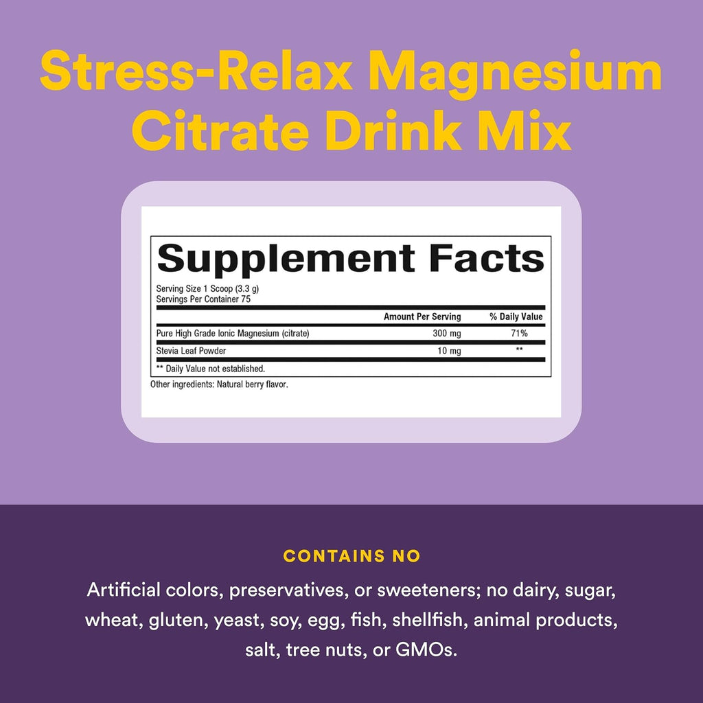 75 servings of magnesium citrate
