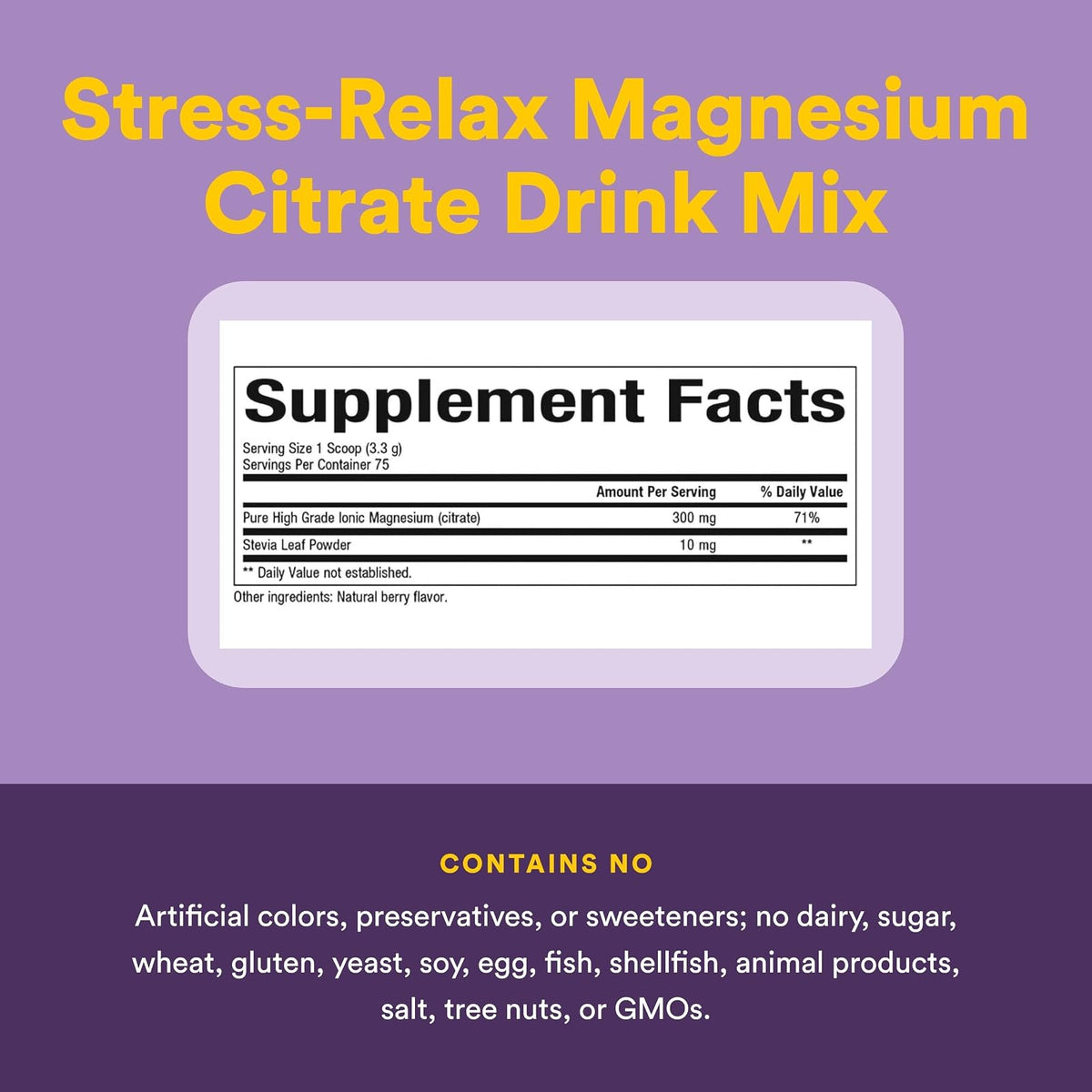 75 servings of magnesium citrate
