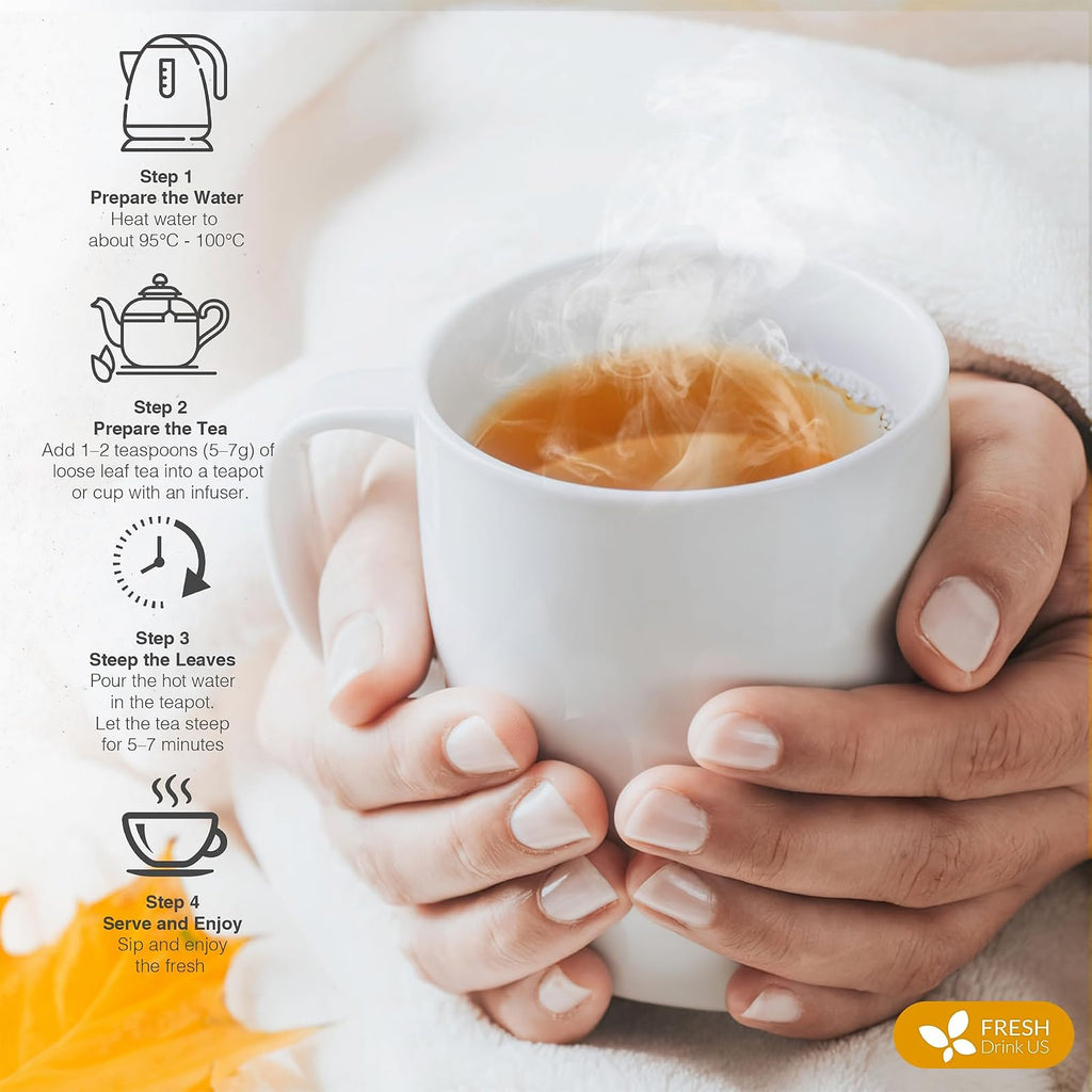 75 tea bags for easy brewing