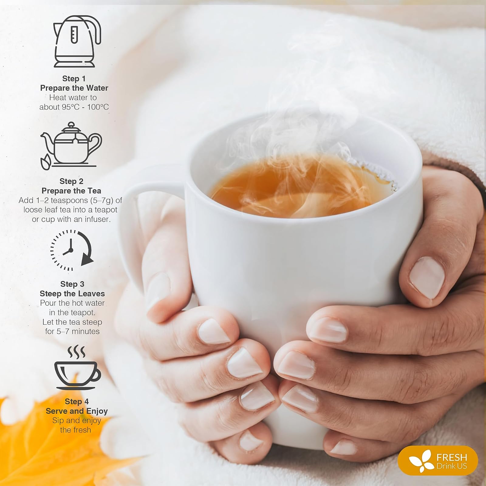 75 tea bags for easy brewing