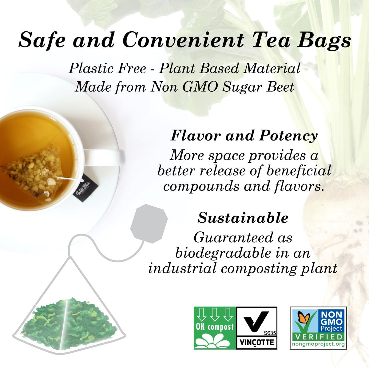 75 tea bags of burdock root goodness