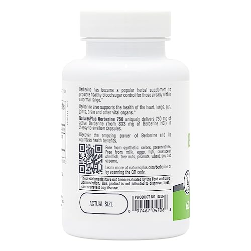 750 mg berberine for daily health