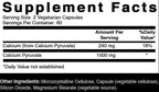 750 mg Calcium Pyruvate supplement