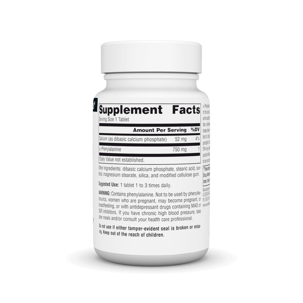 750 mg DL-Phenylalanine supplement benefits