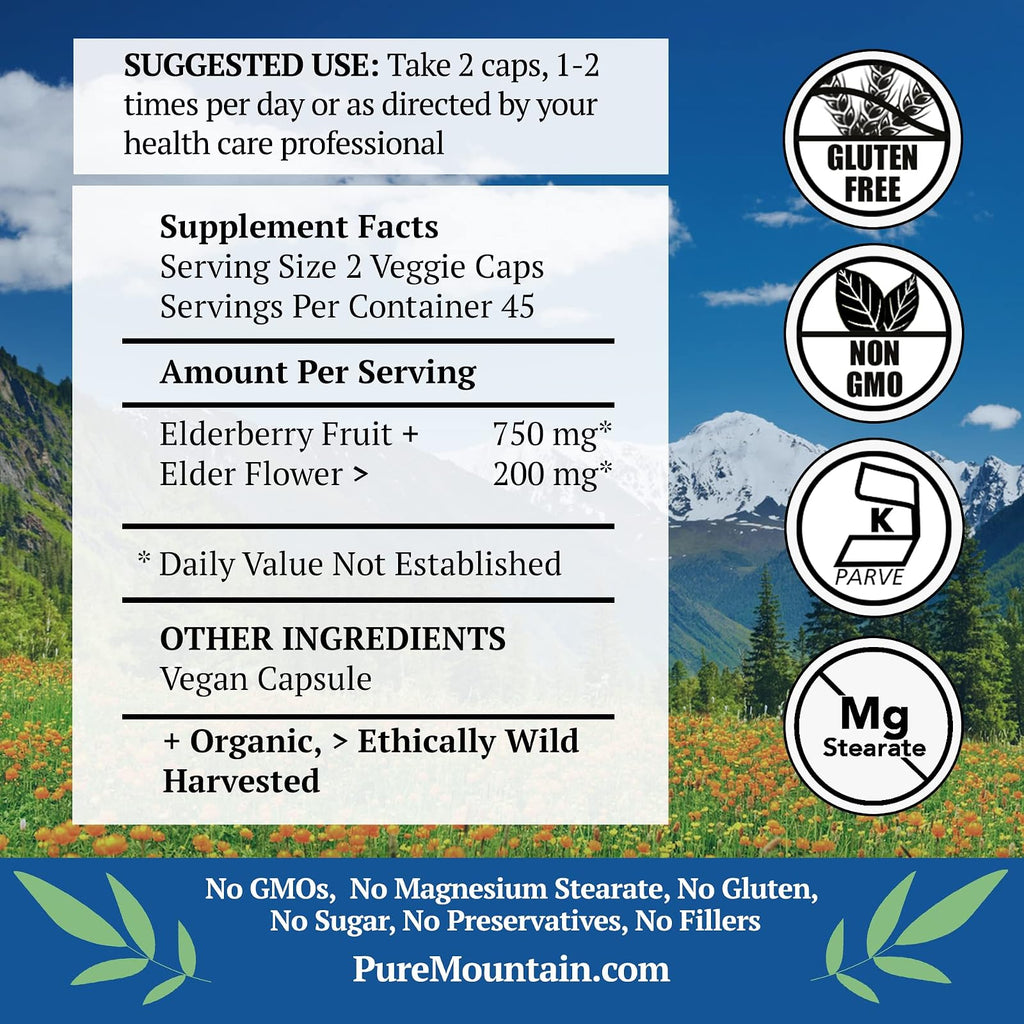 750 mg elderberry health benefits