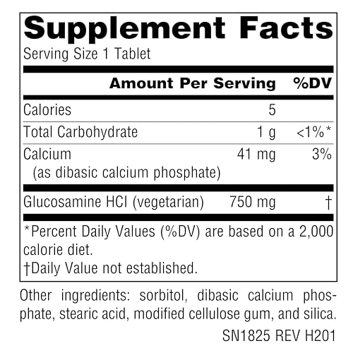 750 mg glucosamine for mobility
