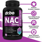 750 mg N-Acetyl Cysteine for cleansing