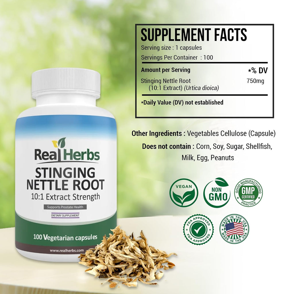 750 mg nettle extract capsules
