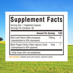 750 mg olive leaf capsules for wellness