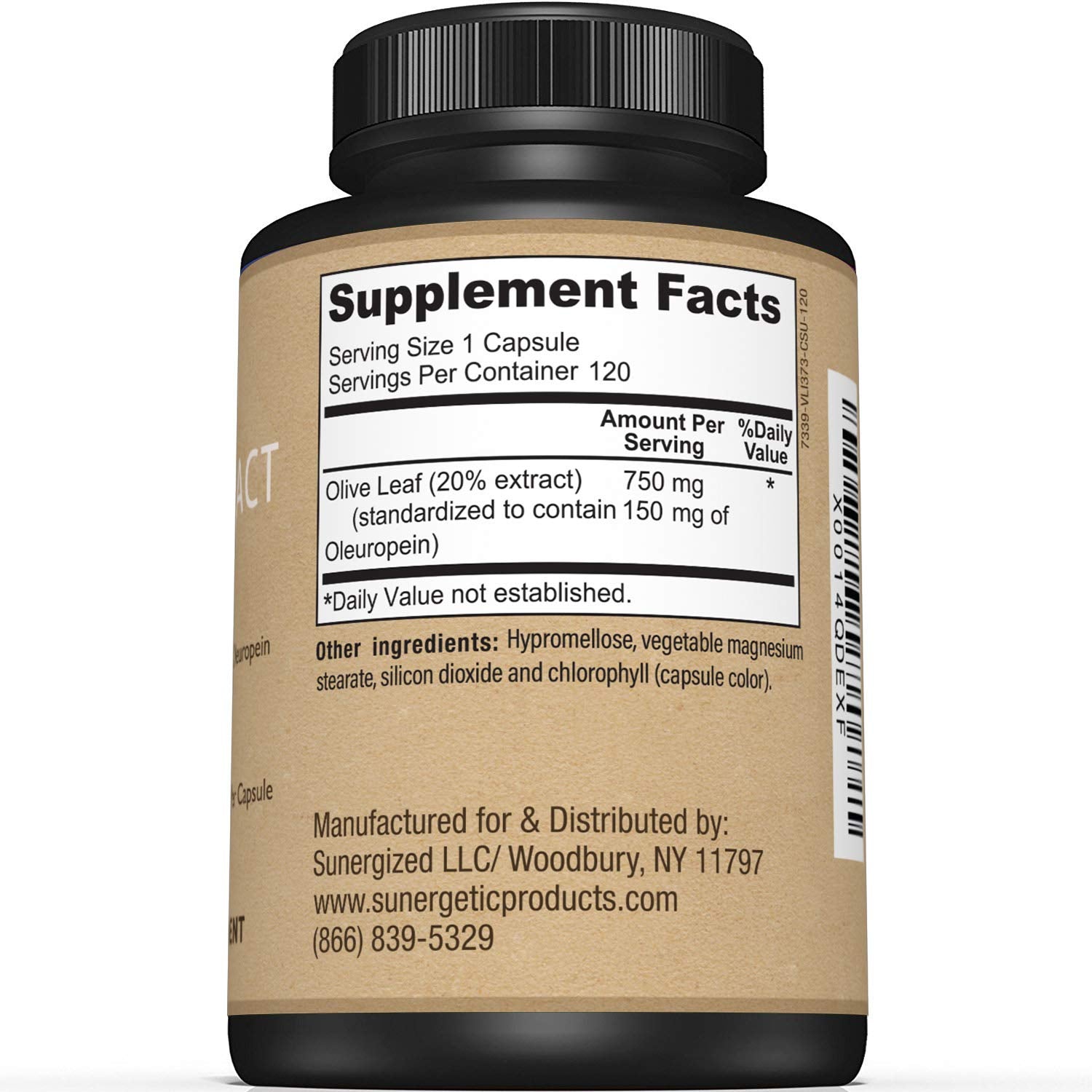 750 mg olive leaf capsules