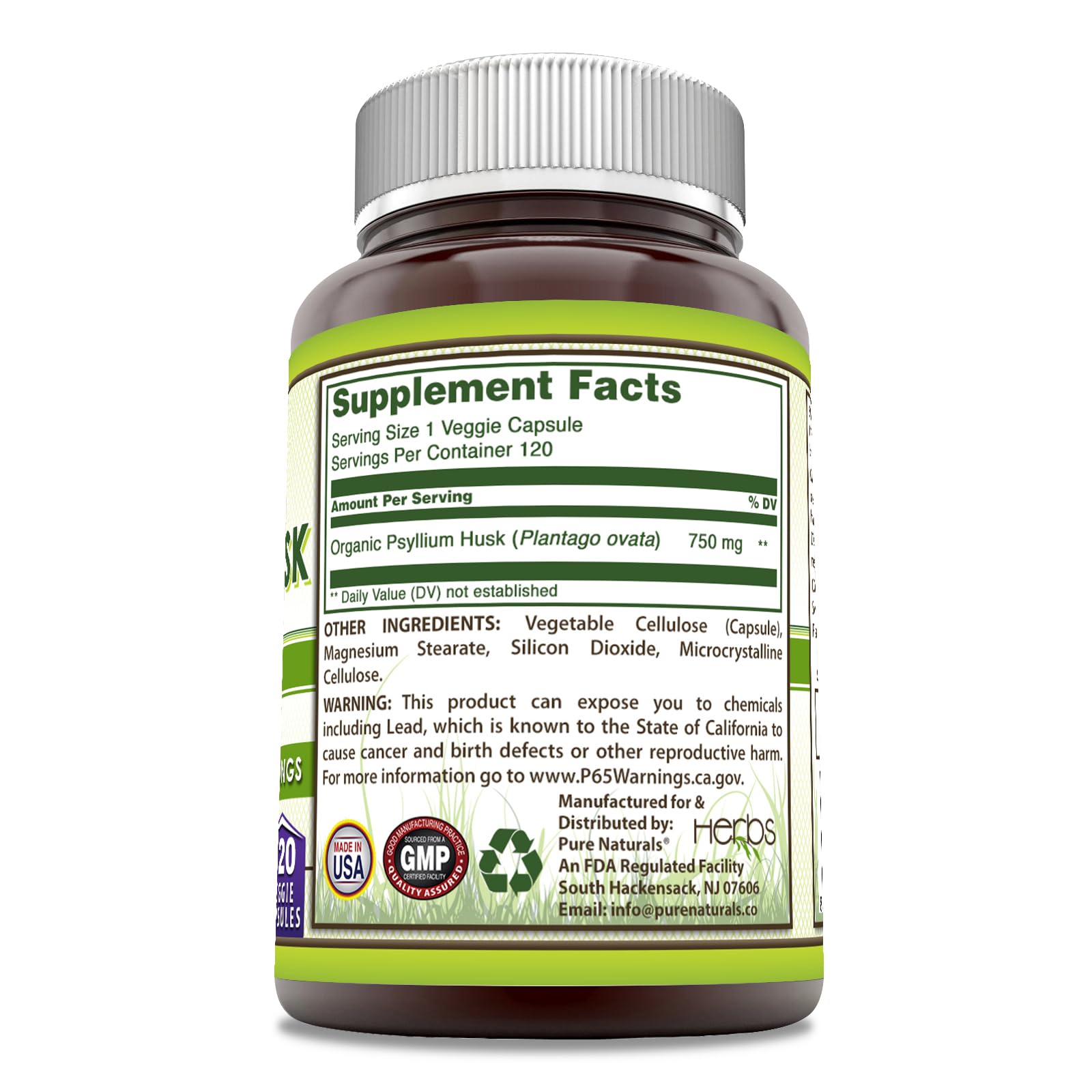 750 mg psyllium capsules for wellness