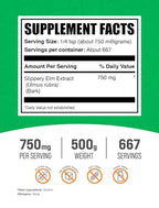 750 mg slippery elm supplement