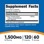 750 mg Tribulus extract for vitality