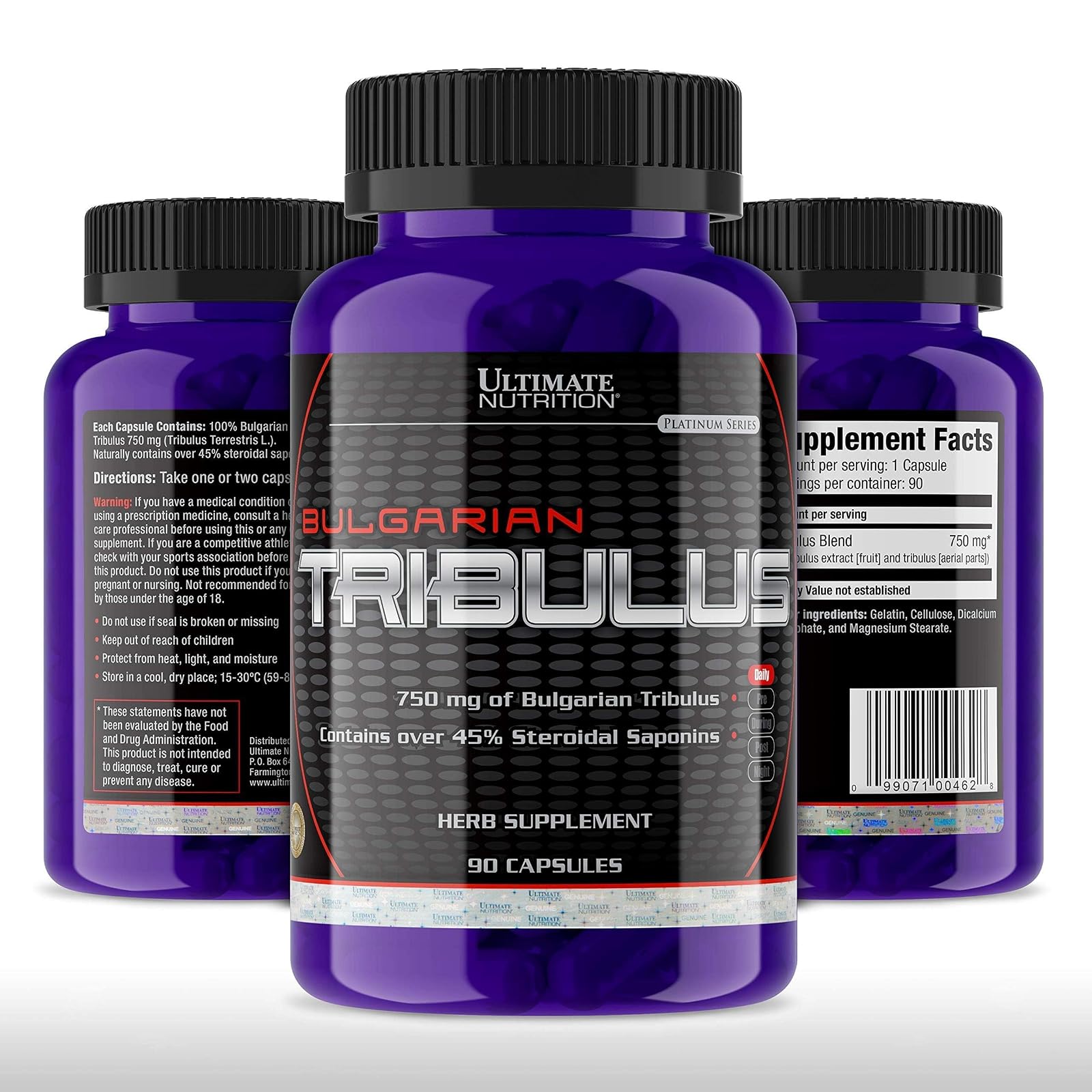 750 mg Tribulus for enhanced performance